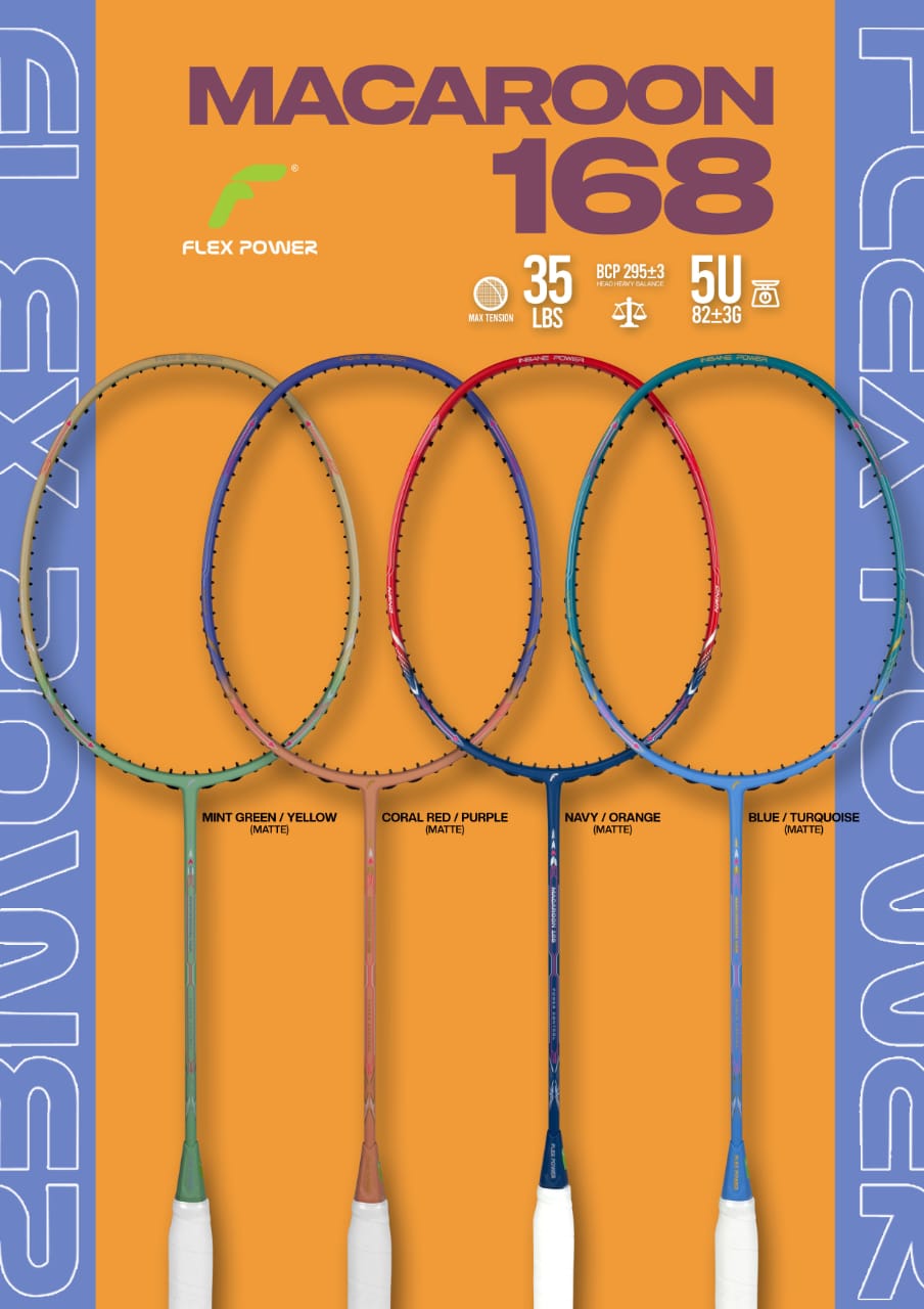 Flex Power Macaroon 168 Badminton Racket – sportshorizon.com