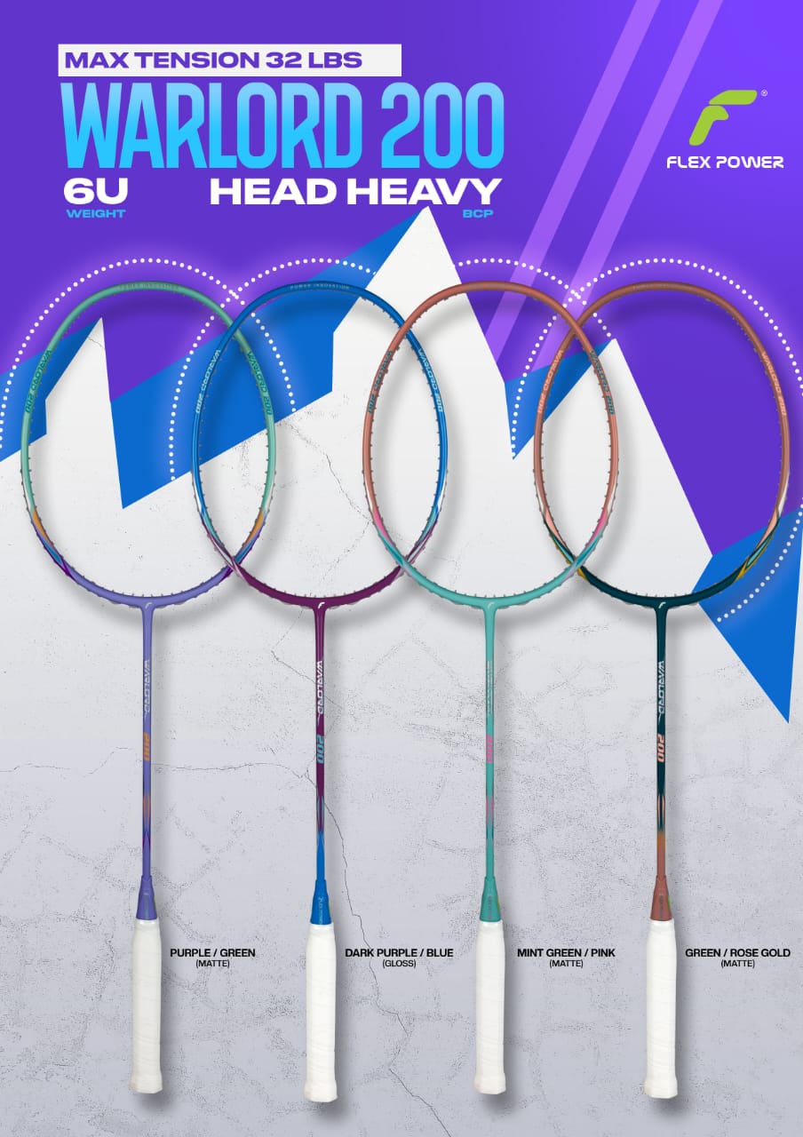 Flex Power Warlord 200 Badminton Racket – sportshorizon.com