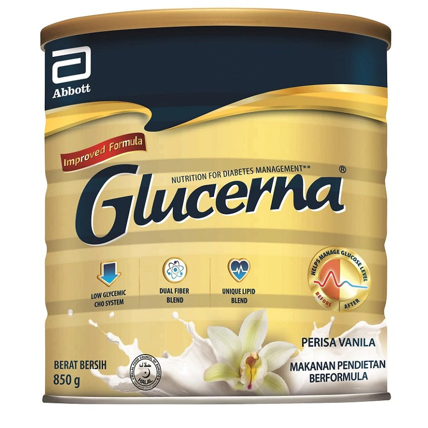 Abbott Glucerna Triple Care Diabetics Milk (850g) FREE Shipping ...